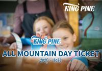 Half Day Ticket Adult | King Pine Ski Area